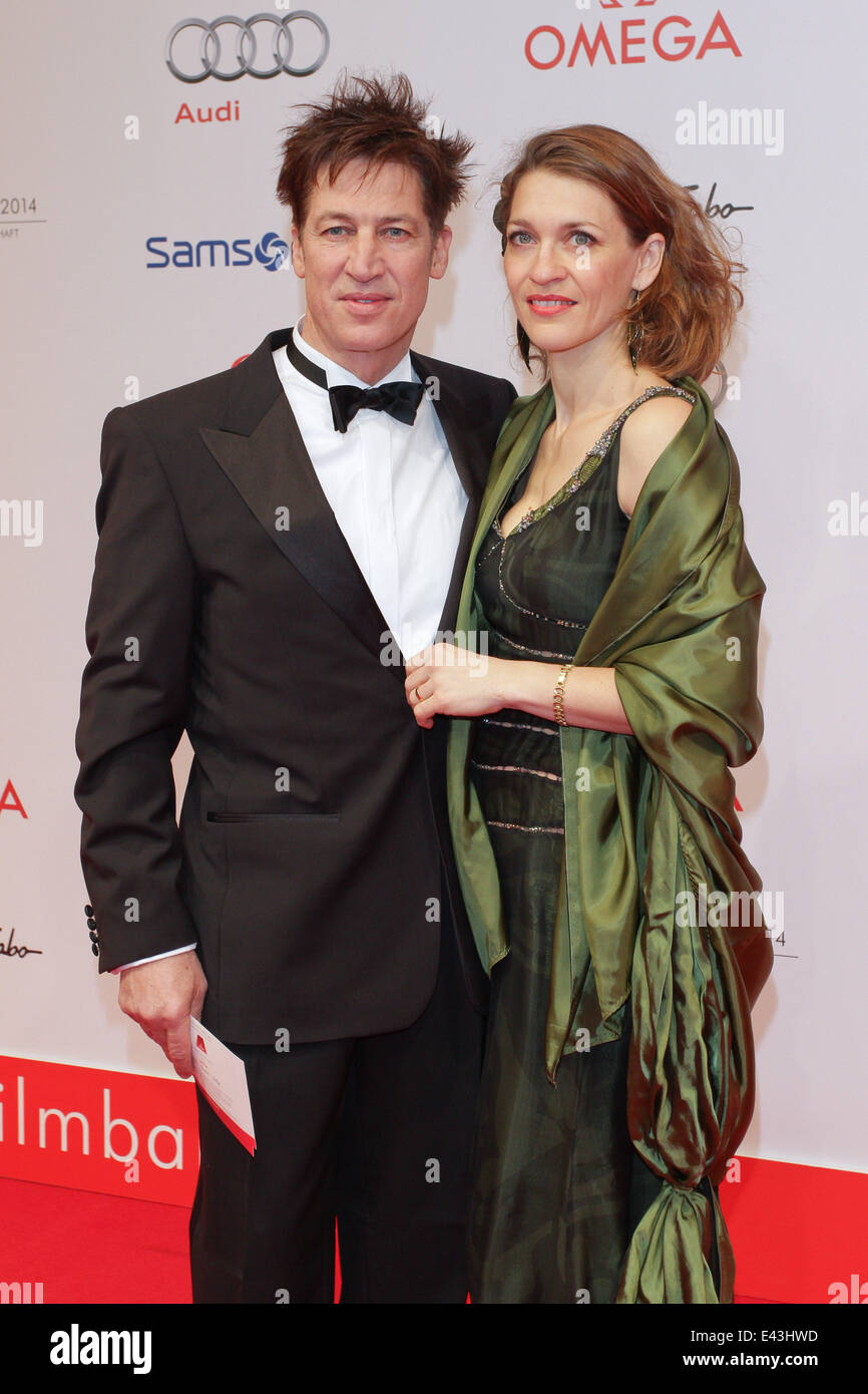 Prominenten Besuch Deutscher Filmball 2014 im Hotel Bayerischer Hof mit: Tobias Moretti, Julia ...