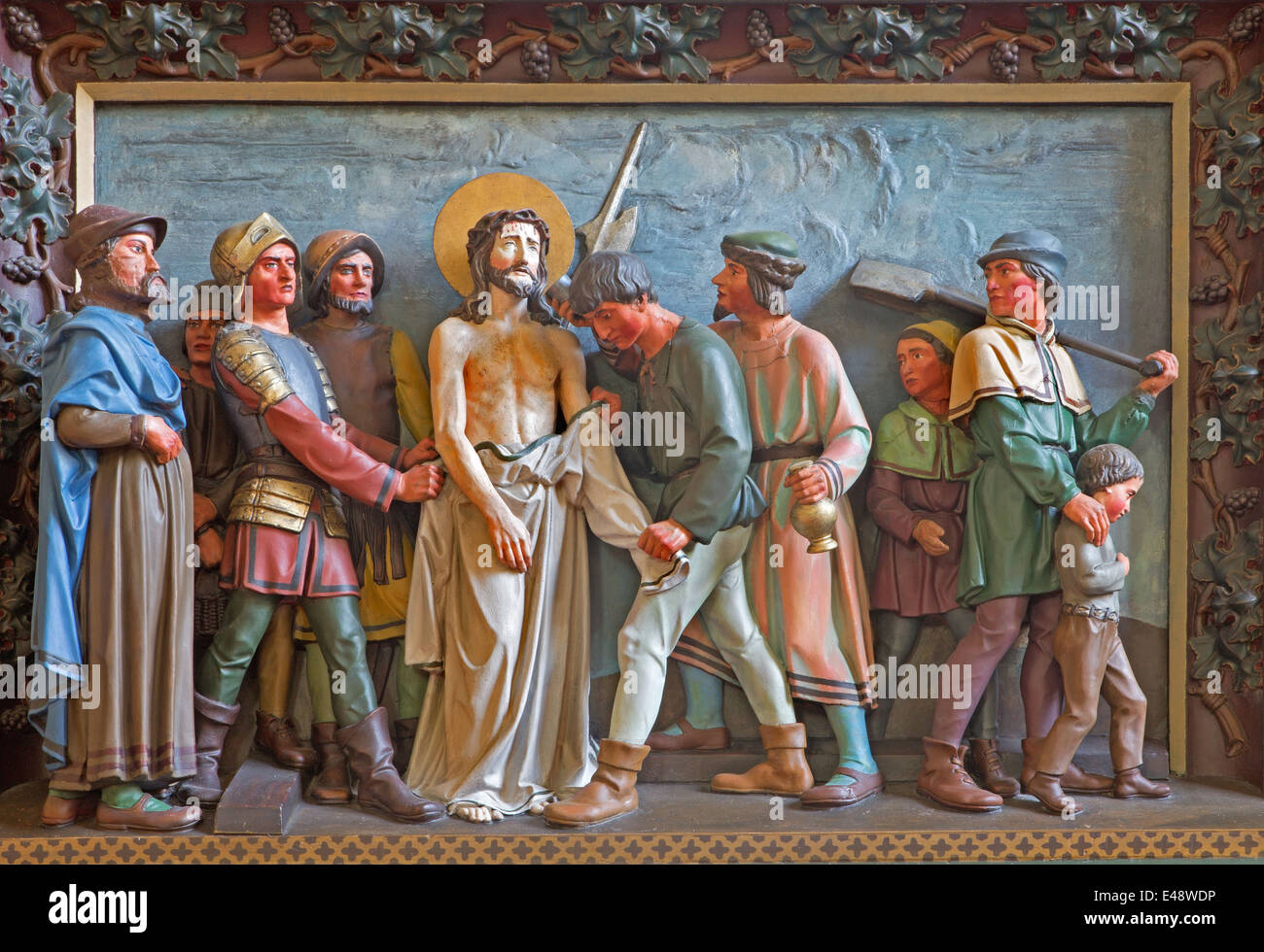 Jesus christus hat seine kleider abgelegt -Fotos und -Bildmaterial in ...