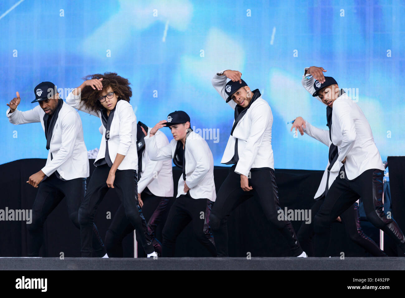 London, UK, 07.06.2014: Vielfalt spielen Britische Sommerzeit Hyde Park ...