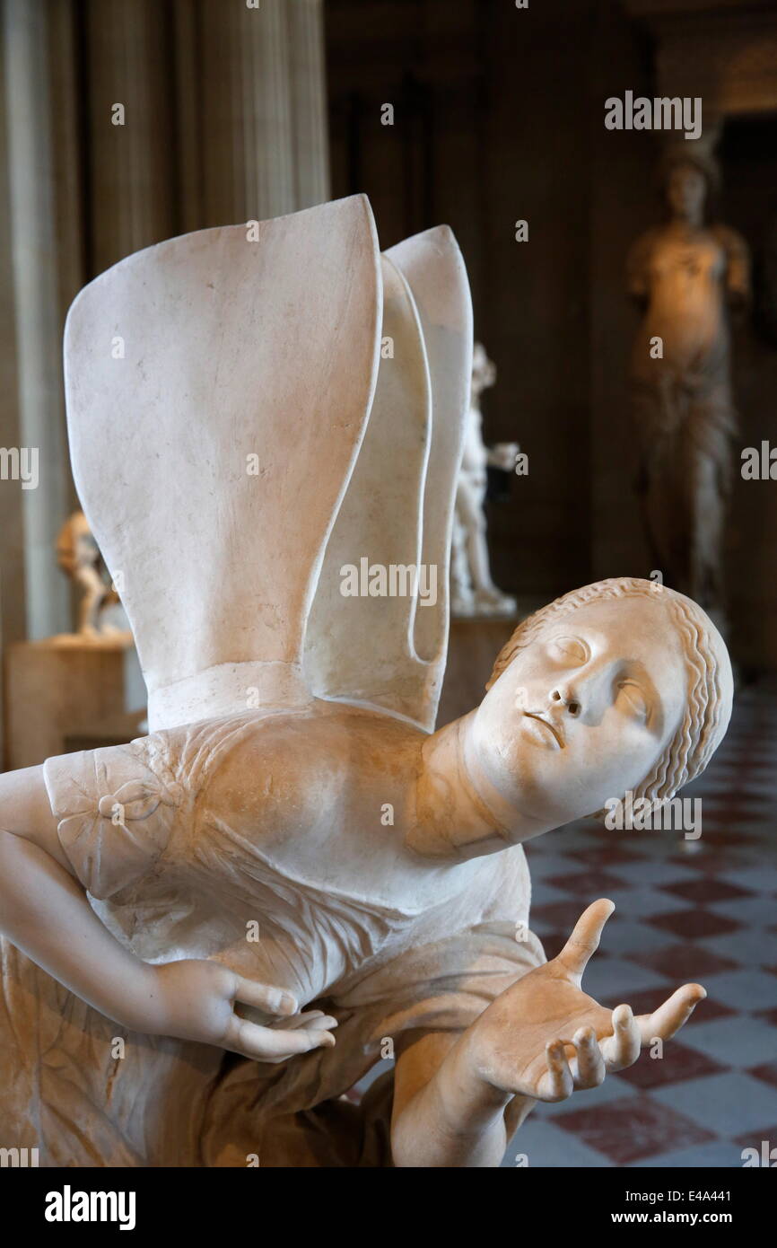 Psyche, eine römische Marmorstatue aus dem 1. oder 2. Jahrhundert n ...