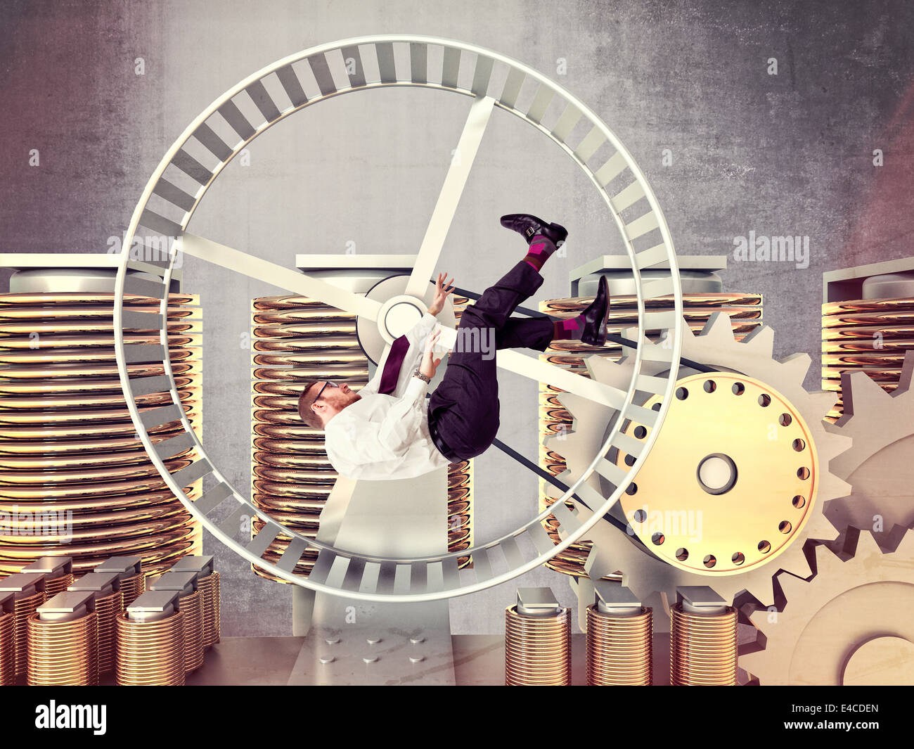 Hamster wheel illustration -Fotos und -Bildmaterial in hoher Auflösung ...