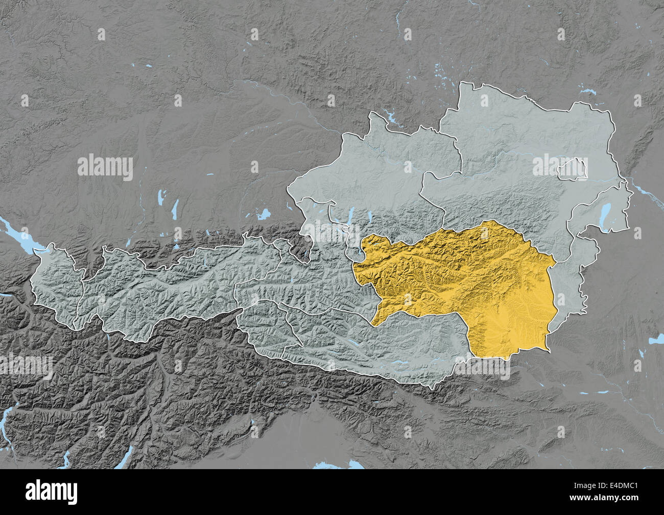 Steiermark karte -Fotos und -Bildmaterial in hoher Auflösung – Alamy