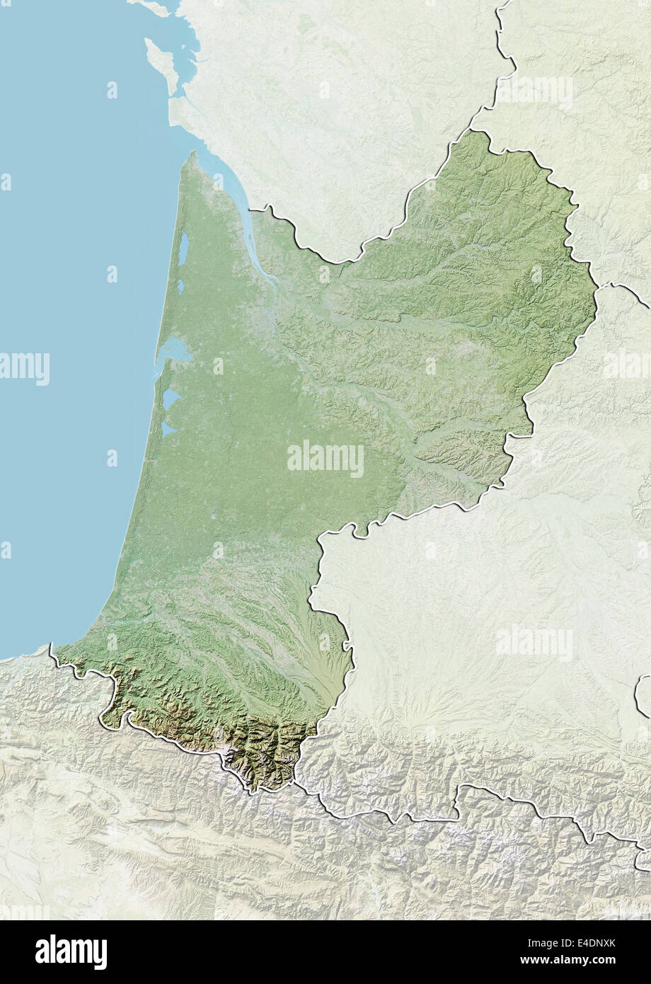 Aquitaine karte -Fotos und -Bildmaterial in hoher Auflösung – Alamy