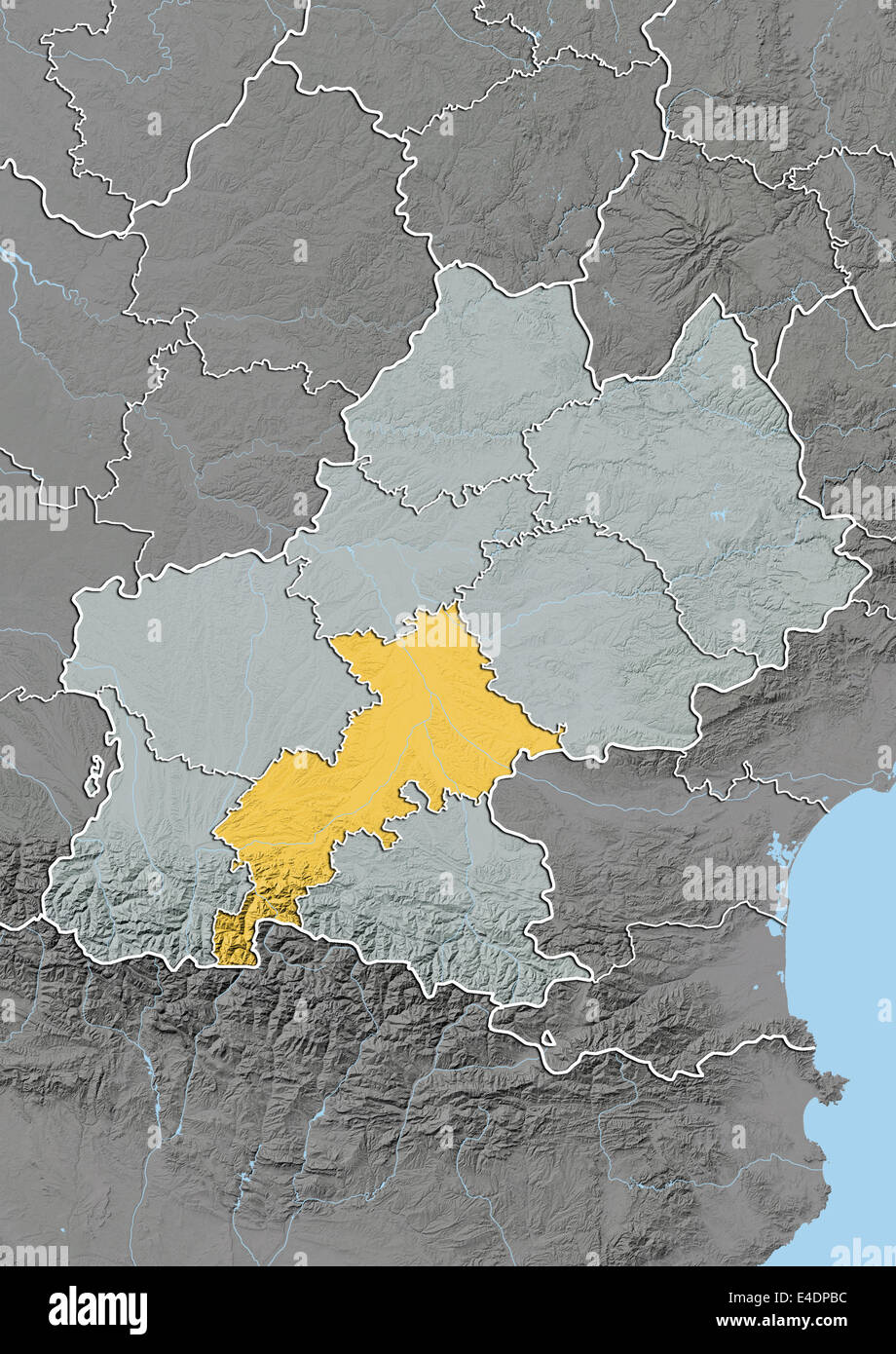 Haute garonne map -Fotos und -Bildmaterial in hoher Auflösung – Alamy