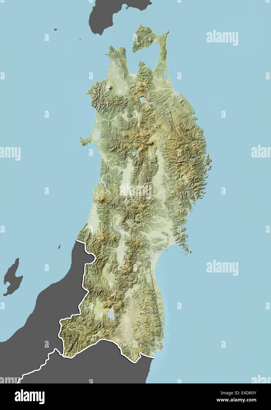 Japan Relief Map Stockfotos und -bilder Kaufen - Alamy