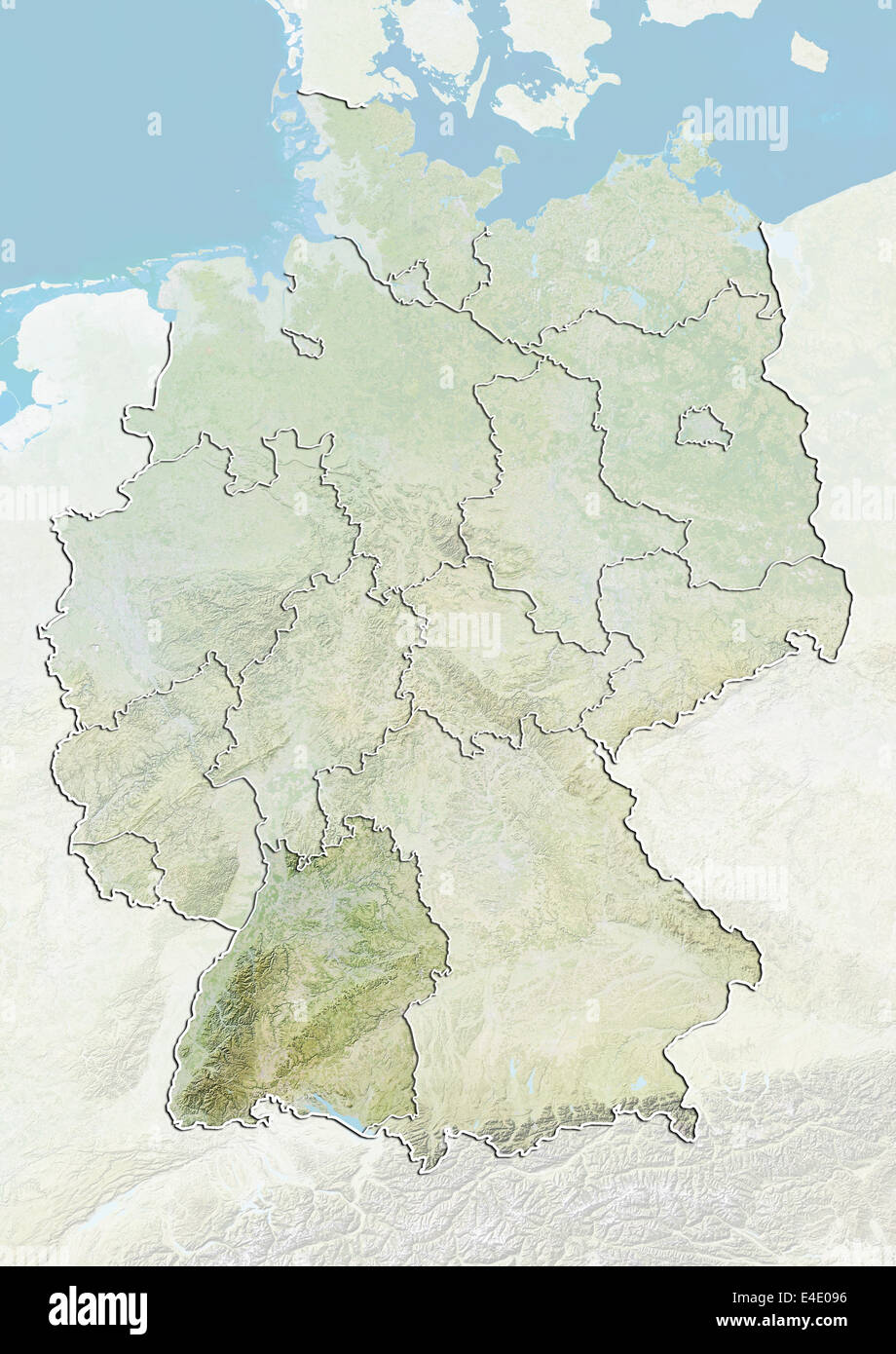 Bodensee Karte Stockfotos und -bilder Kaufen - Alamy