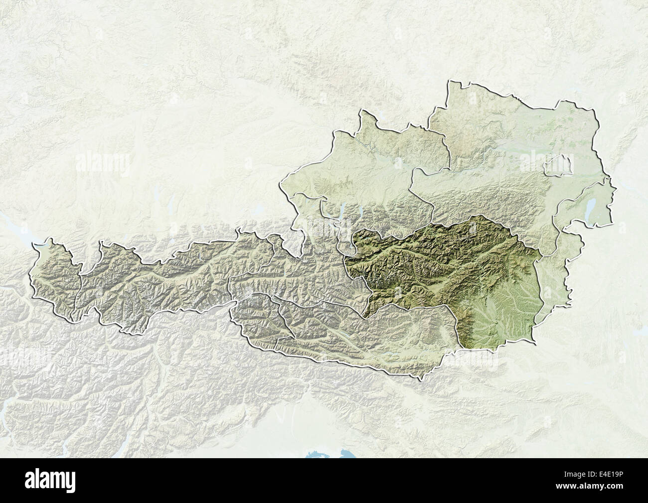 Steiermark karte -Fotos und -Bildmaterial in hoher Auflösung – Alamy