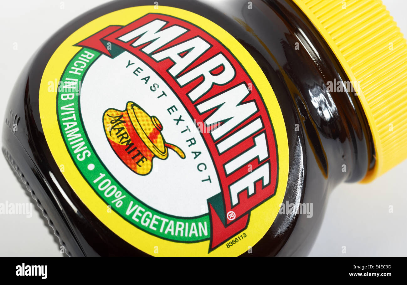 Jar of british marmite -Fotos und -Bildmaterial in hoher Auflösung – Alamy