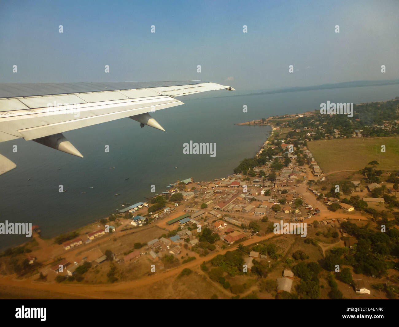 zeigen Sie am Victoriasee in Uganda an, mit Flügel Stockfotografie - Alamy