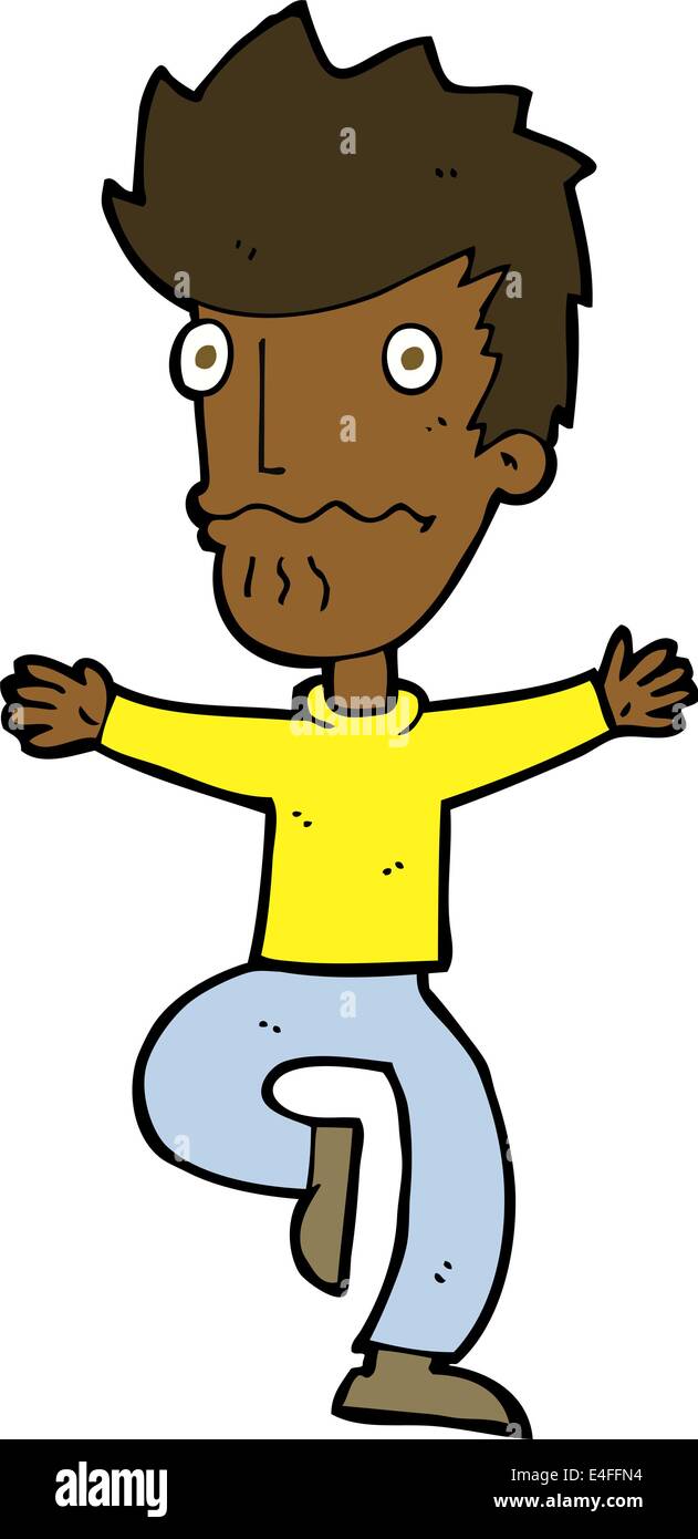 Cartoon frightened man -Fotos und -Bildmaterial in hoher Auflösung ...