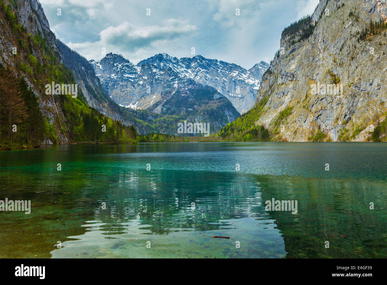 Obersee - Bergsee in den Alpen. Bayern, Deutschland Stockfotografie - Alamy
