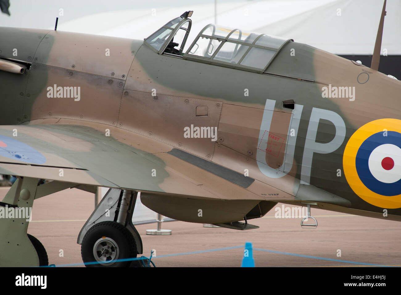 Hawker Hurricane Cockpit Stockfotos und -bilder Kaufen - Alamy