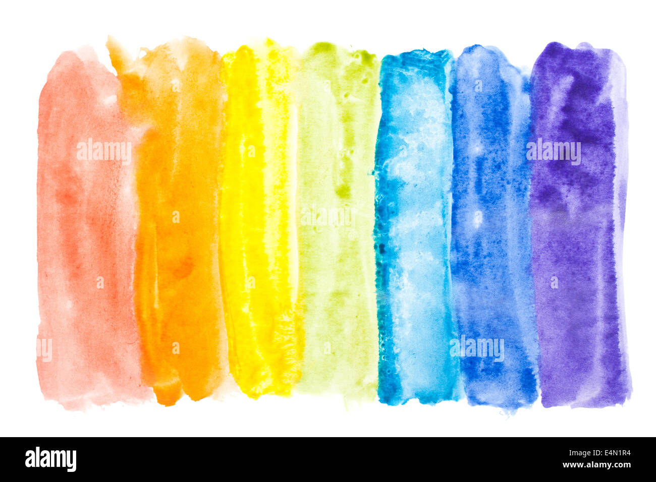 Aquarell regenbogenmuster Ausgeschnittene Stockfotos und -bilder - Alamy