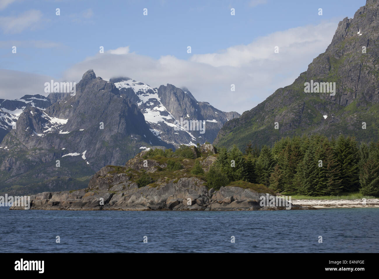 Trollfjord, Lofoten Inseln, Norwegen Stockfotografie - Alamy