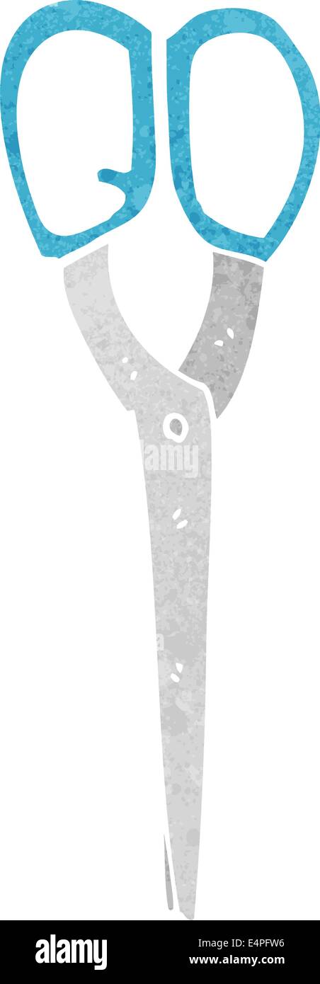 Cartoon illustration funny scissors Ausgeschnittene Stockfotos und ...