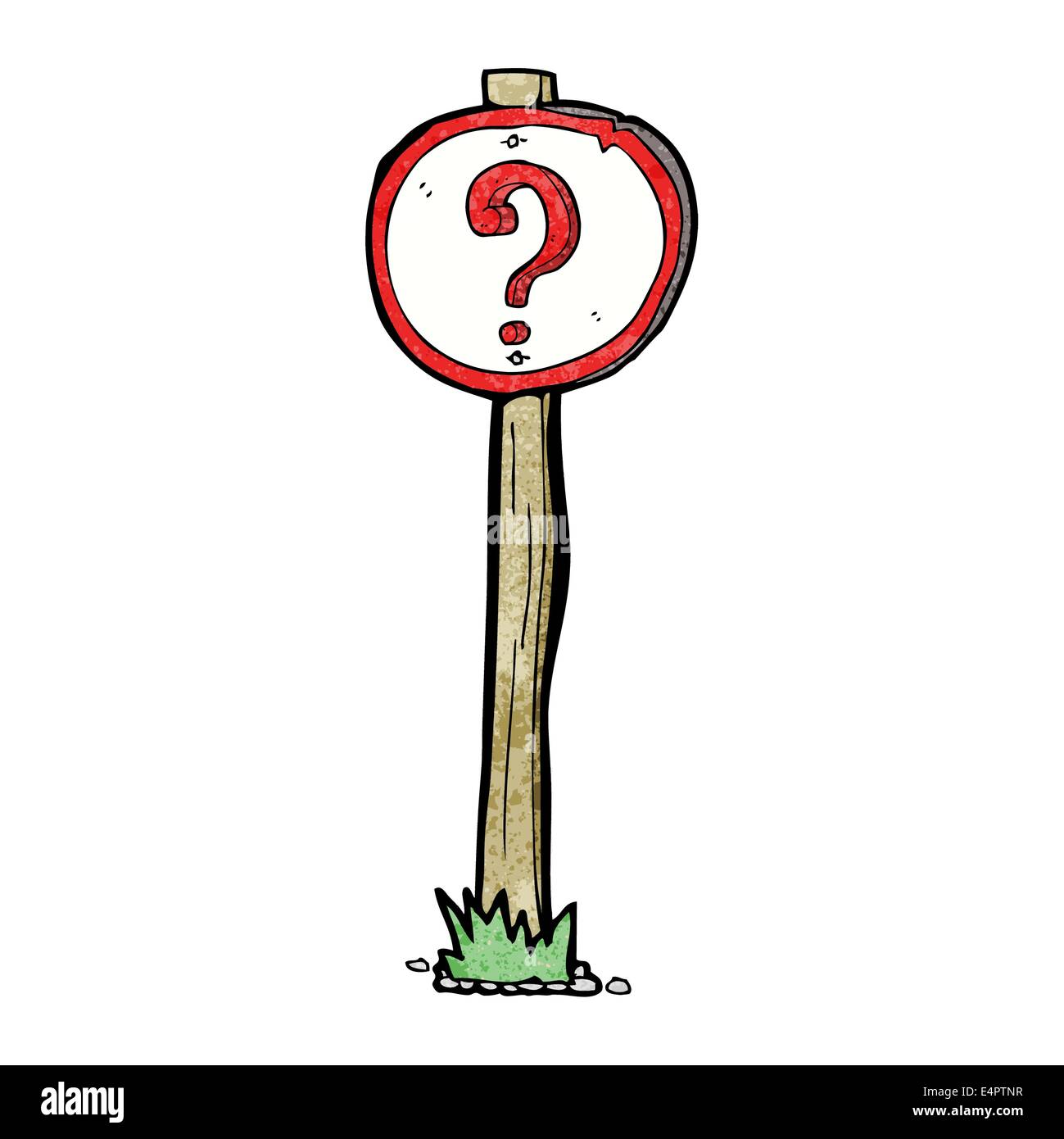 Cartoon question mark sign -Fotos und -Bildmaterial in hoher Auflösung ...