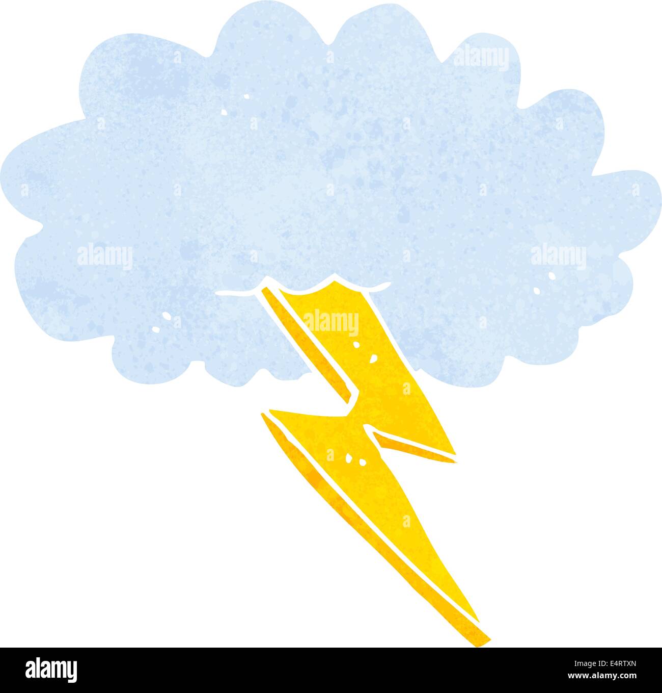 Cartoon lightning bolt cloud -Fotos und -Bildmaterial in hoher ...