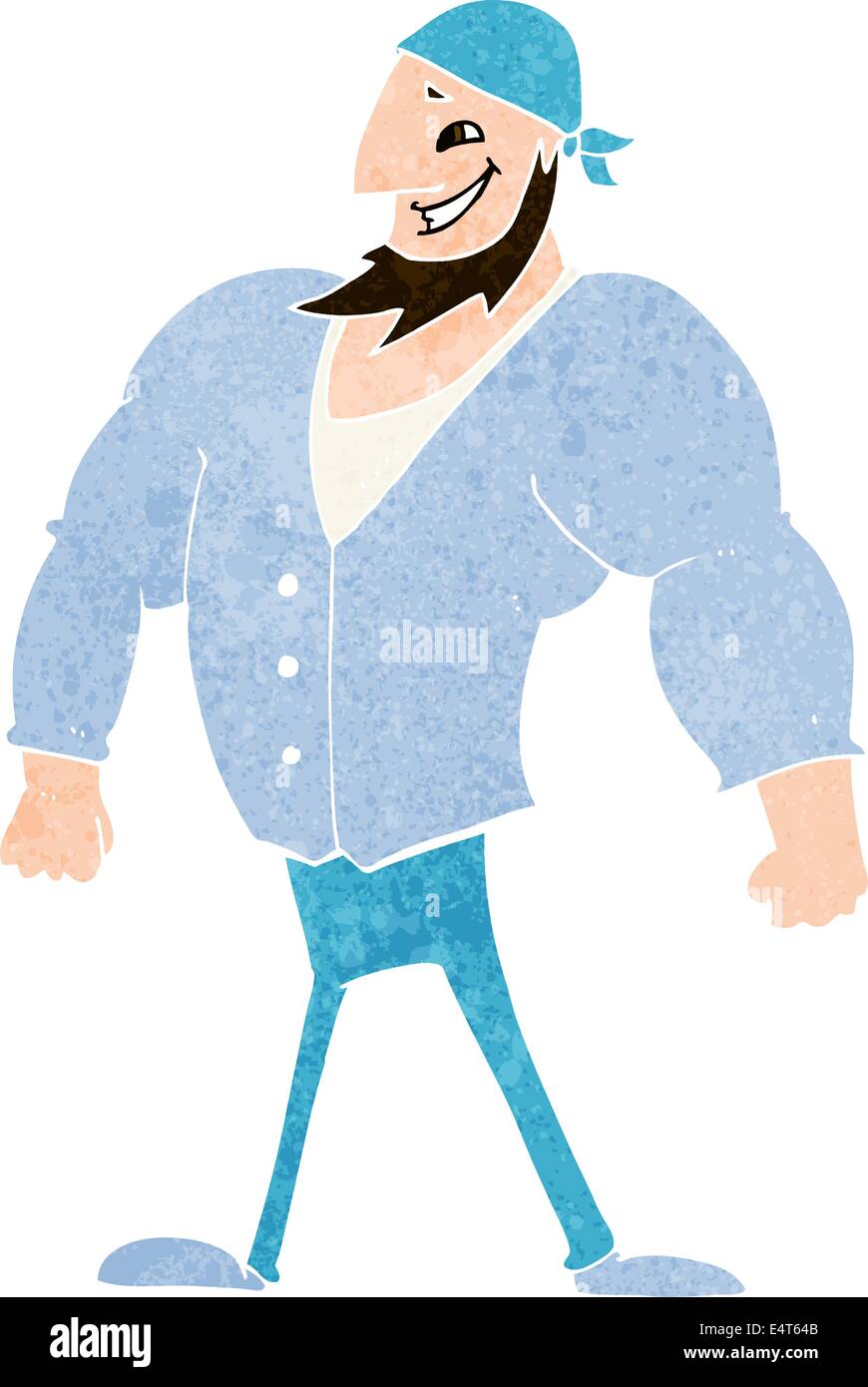 Cartoon Manly Sailor Man Stockfotos und -bilder Kaufen - Alamy
