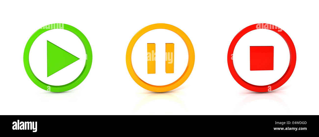 Three buttons -Fotos und -Bildmaterial in hoher Auflösung – Alamy