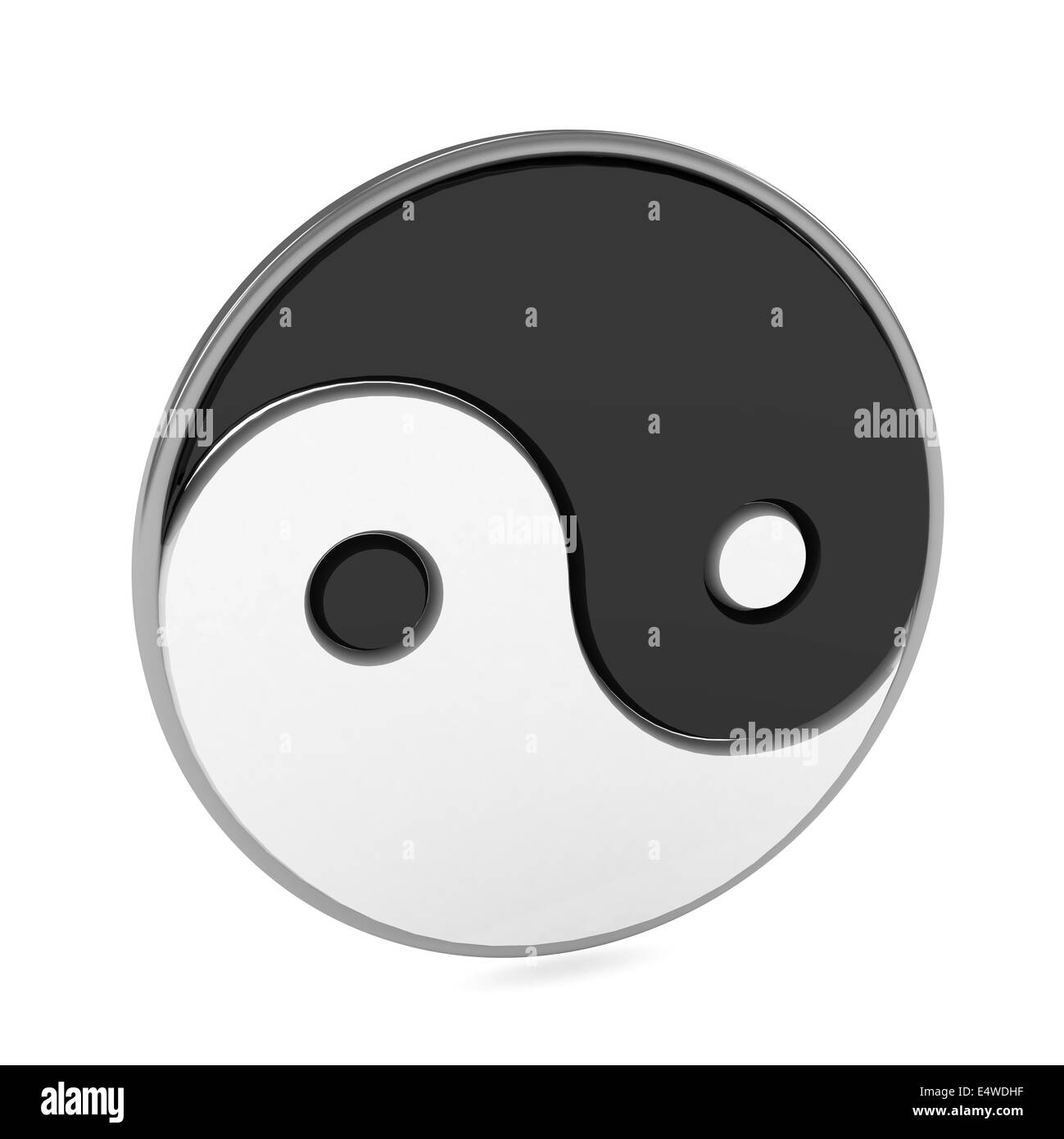 Yin yang symbol 3d rendering -Fotos und -Bildmaterial in hoher ...