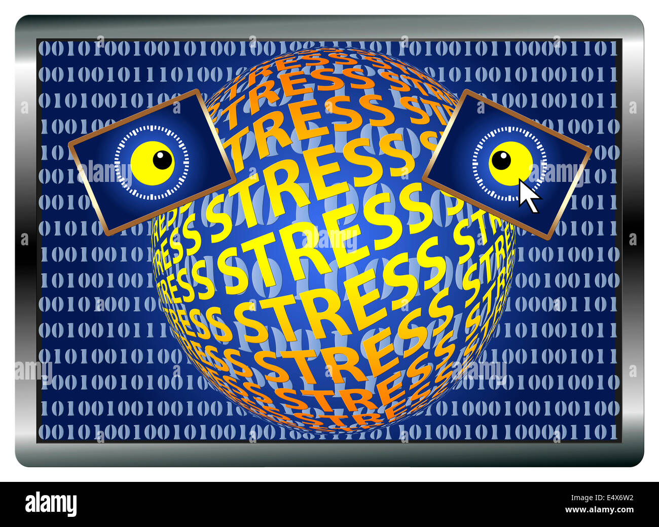 Computer stress syndrom -Fotos und -Bildmaterial in hoher Auflösung – Alamy