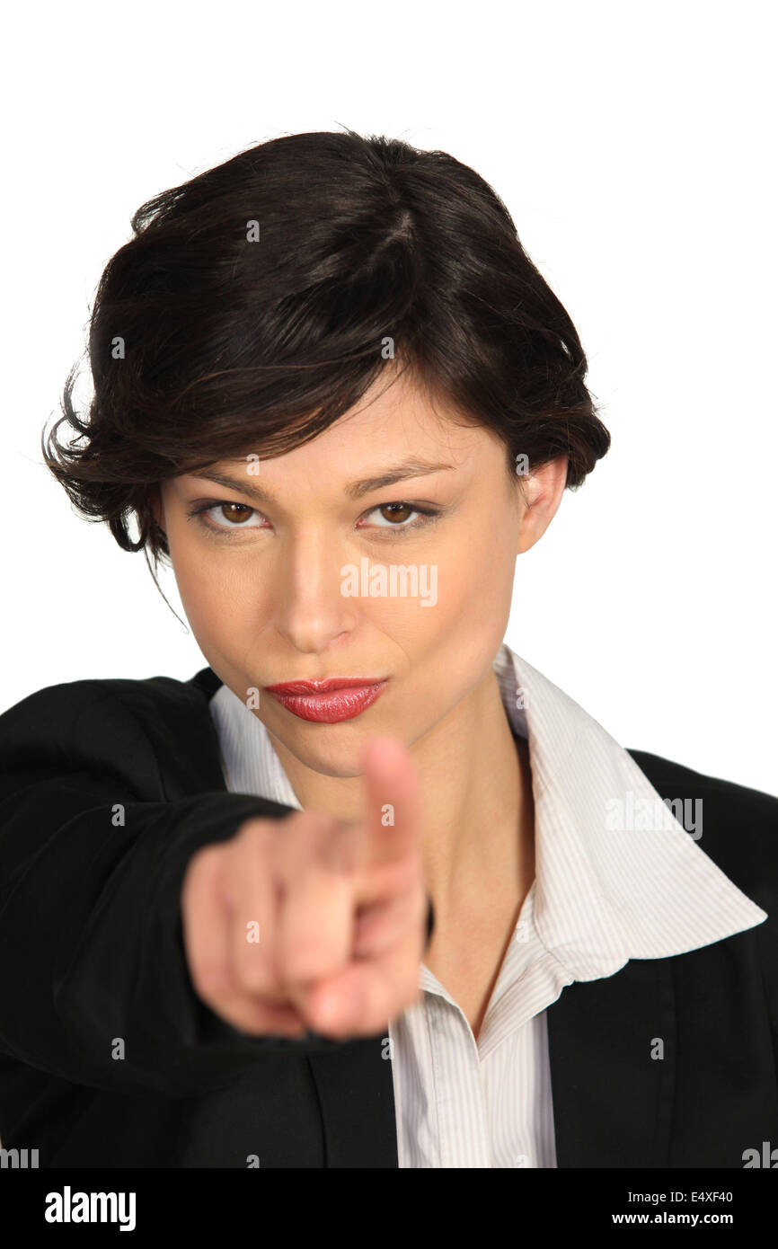 Drohender zeigefinger -Fotos und -Bildmaterial in hoher Auflösung – Alamy