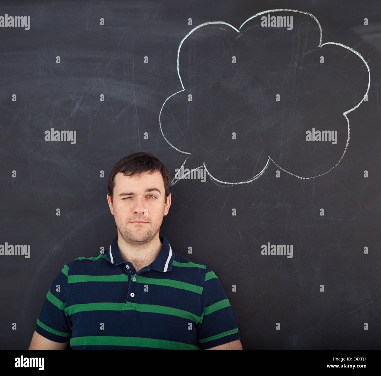 Hombre pensando dibujo -Fotos und -Bildmaterial in hoher Auflösung – Alamy