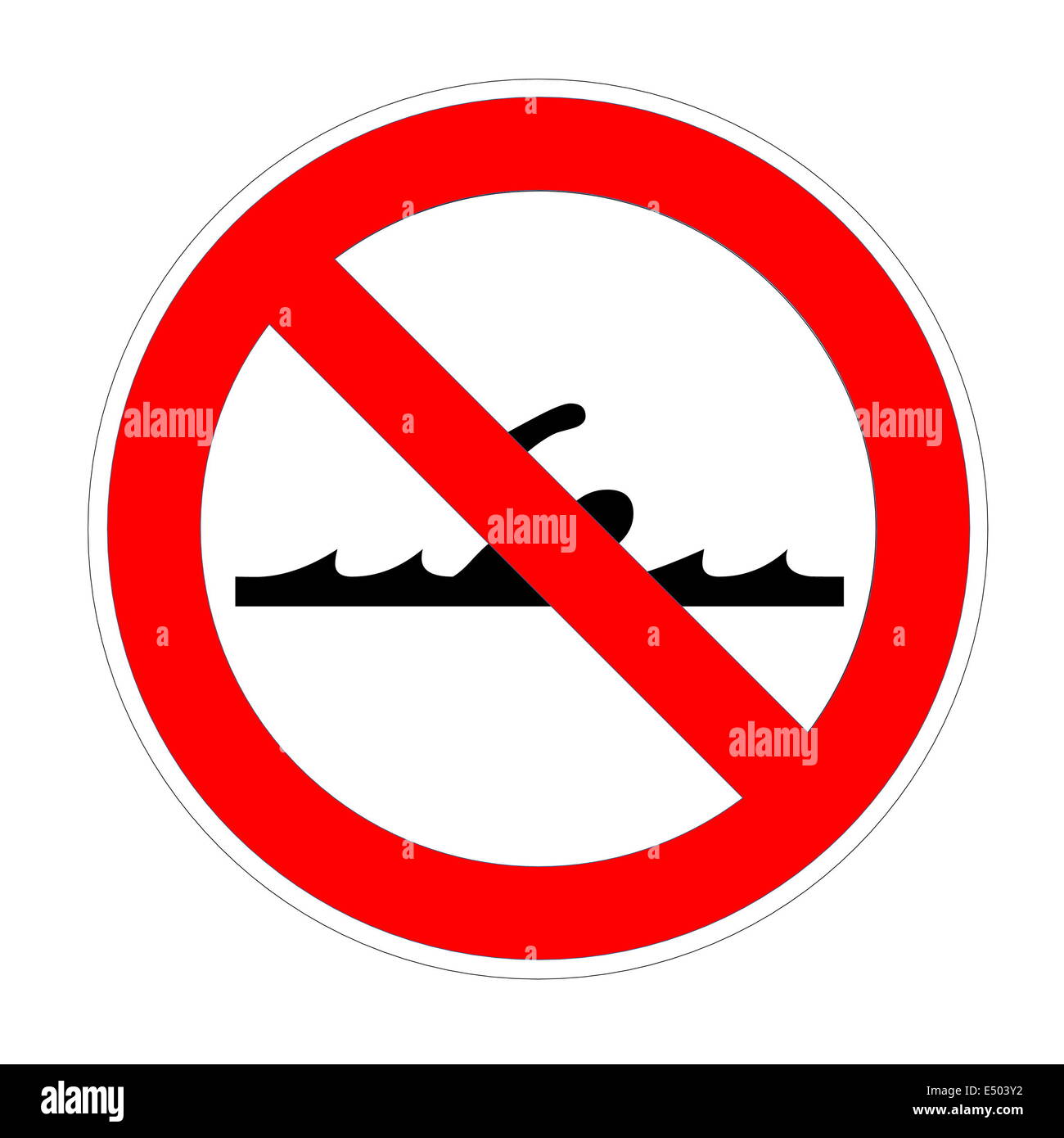 Schwimmen verbotenes schwimmen verboten -Fotos und -Bildmaterial in ...