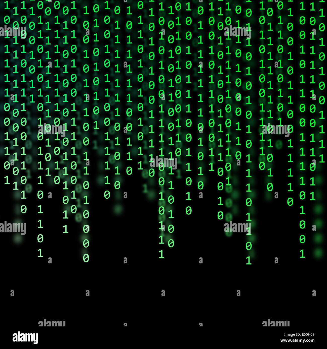 Binary Code Green Stockfotos und -bilder Kaufen - Alamy