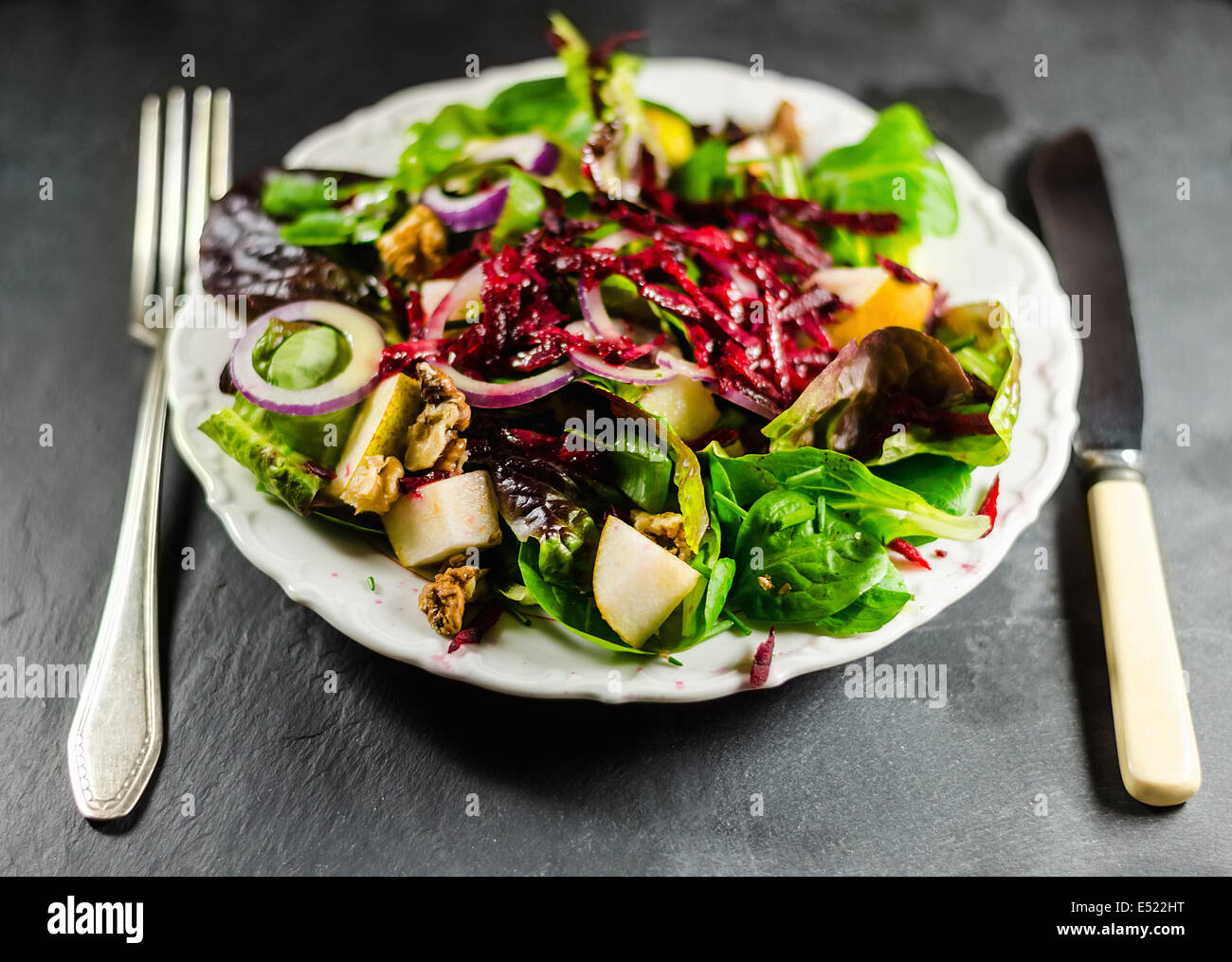 Essen auf dem tisch serviert Stockfotos und -bilder Kaufen - Alamy
