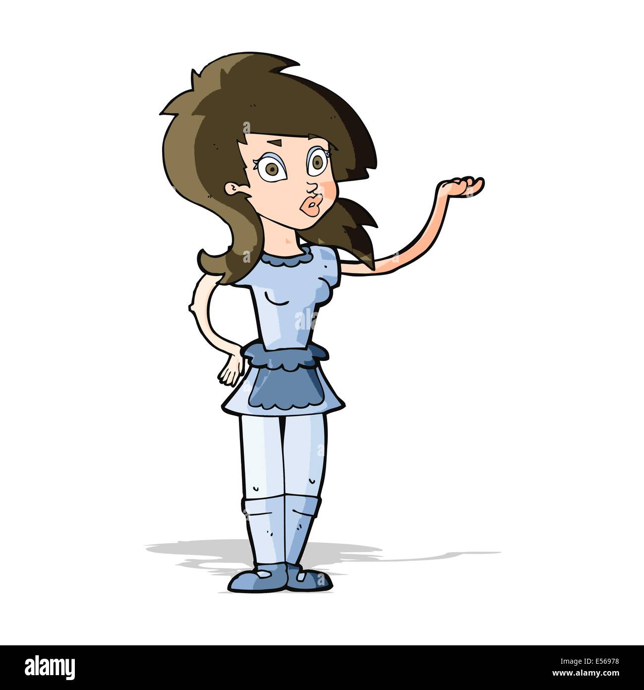 Retro clipart kellnerin -Fotos und -Bildmaterial in hoher Auflösung – Alamy