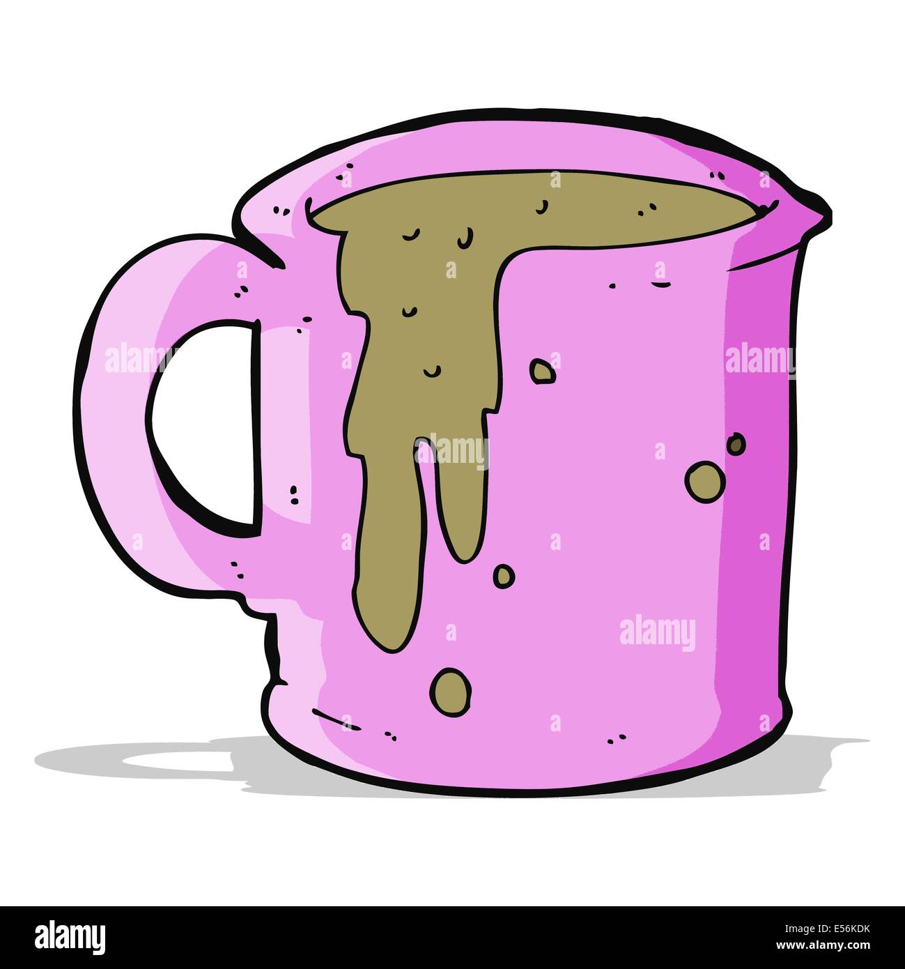 Cartoon Kaffee Becher Stock-Vektorgrafik - Alamy
