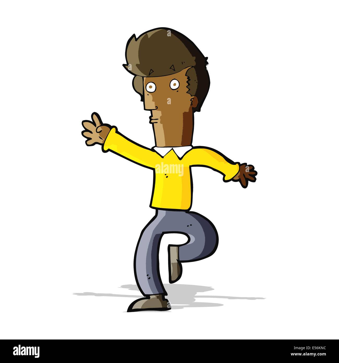 Cartoon rushing man -Fotos und -Bildmaterial in hoher Auflösung – Alamy