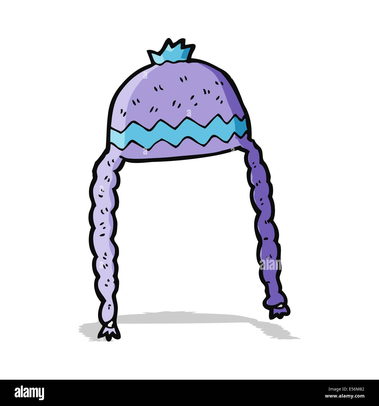 Cartoon coolen Hut Stock-Vektorgrafik - Alamy