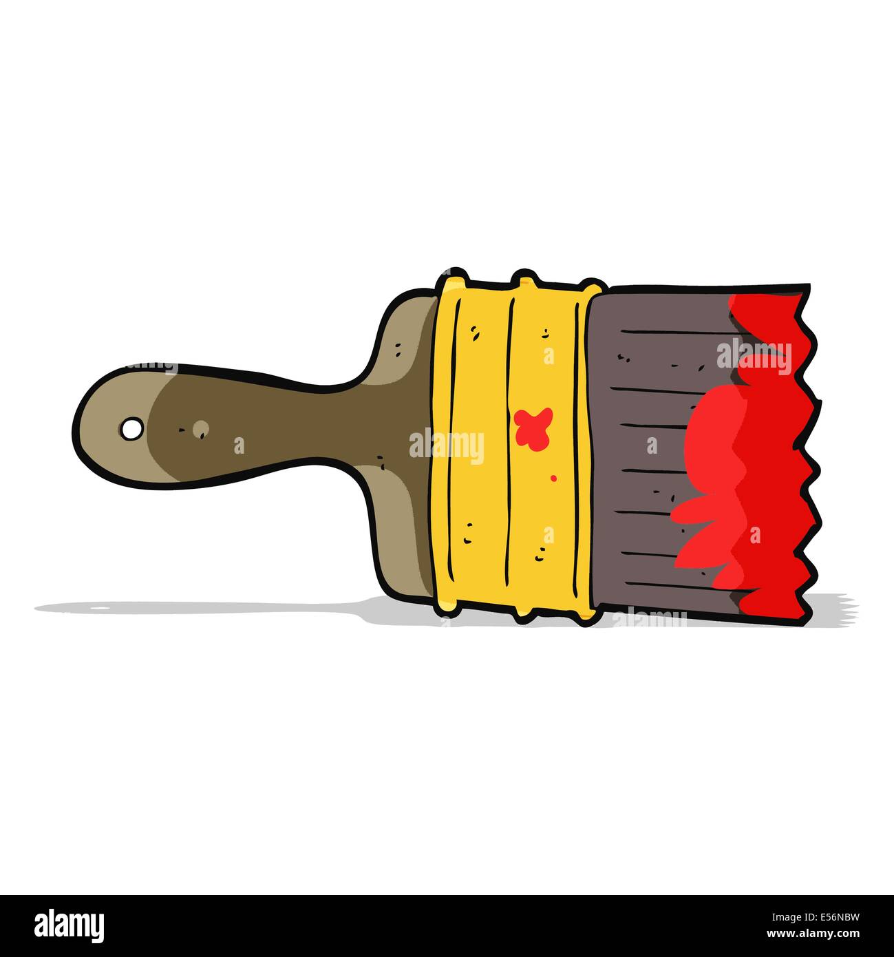 Cartoon messy paint brush -Fotos und -Bildmaterial in hoher Auflösung ...
