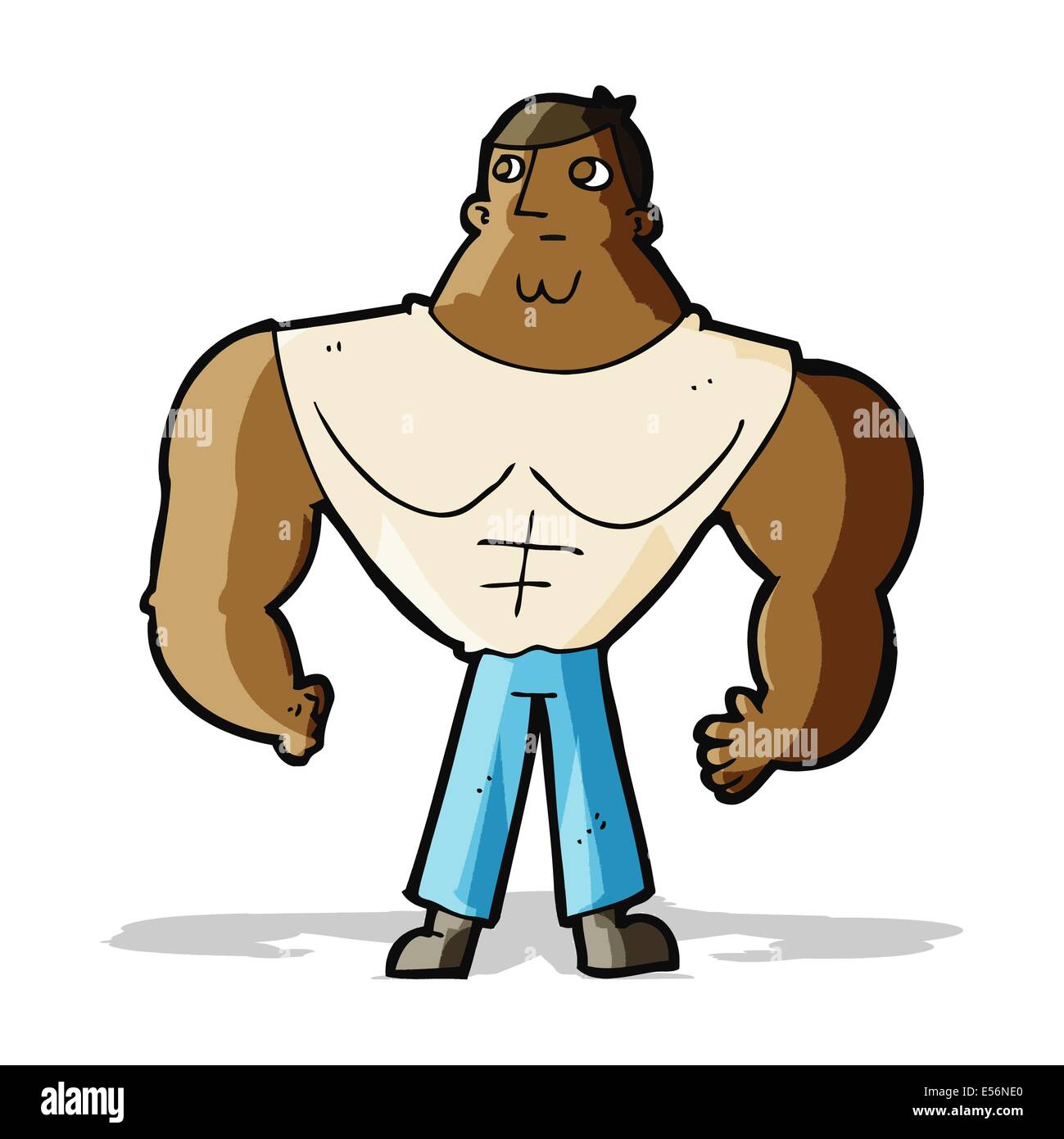 Cartoon body builder -Fotos und -Bildmaterial in hoher Auflösung – Alamy