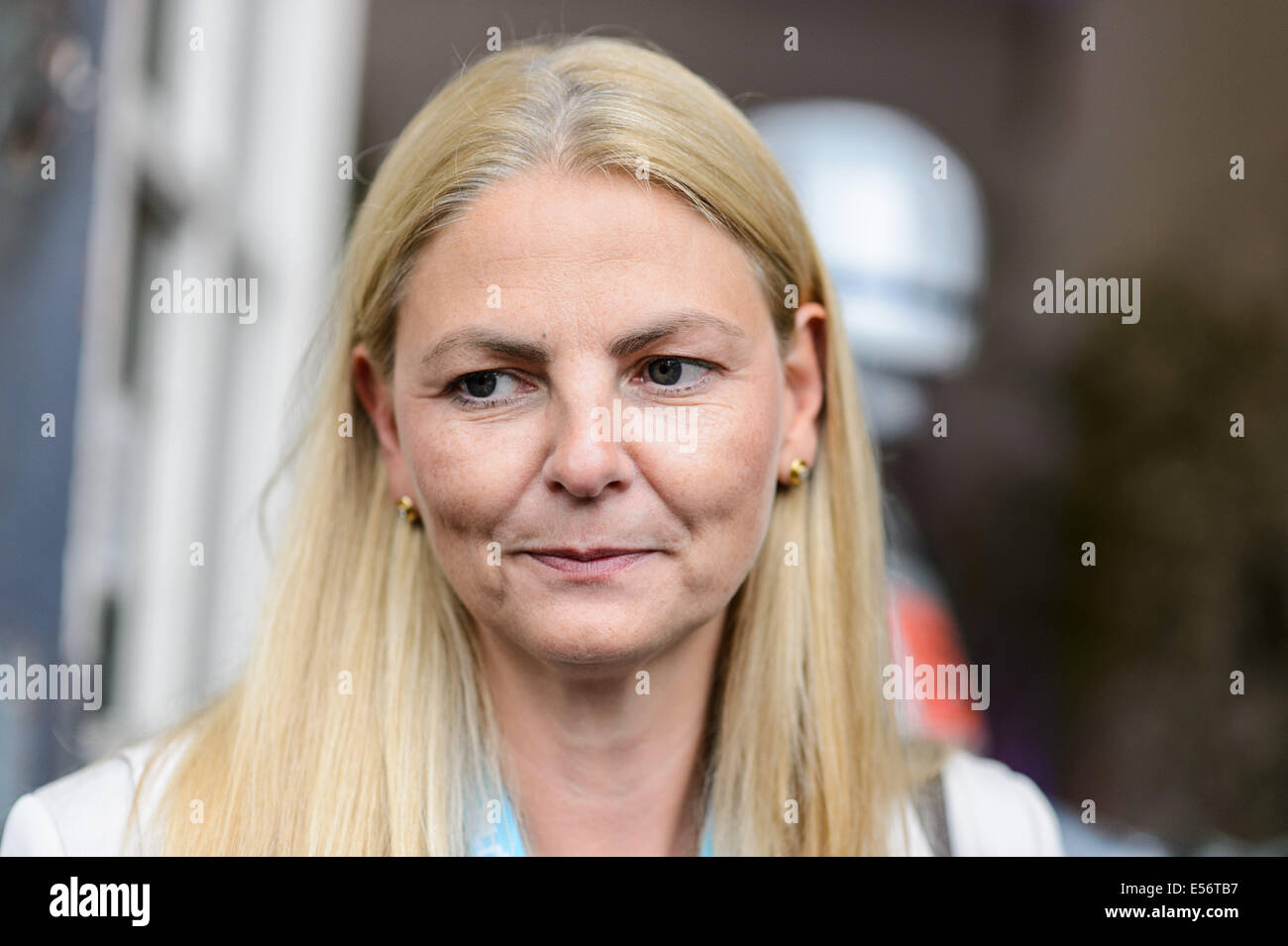 München/Deutschland - 21 Juli: Ana Cristina Grohnert (Ernst & Young) im Rahmen eines Workshops ...