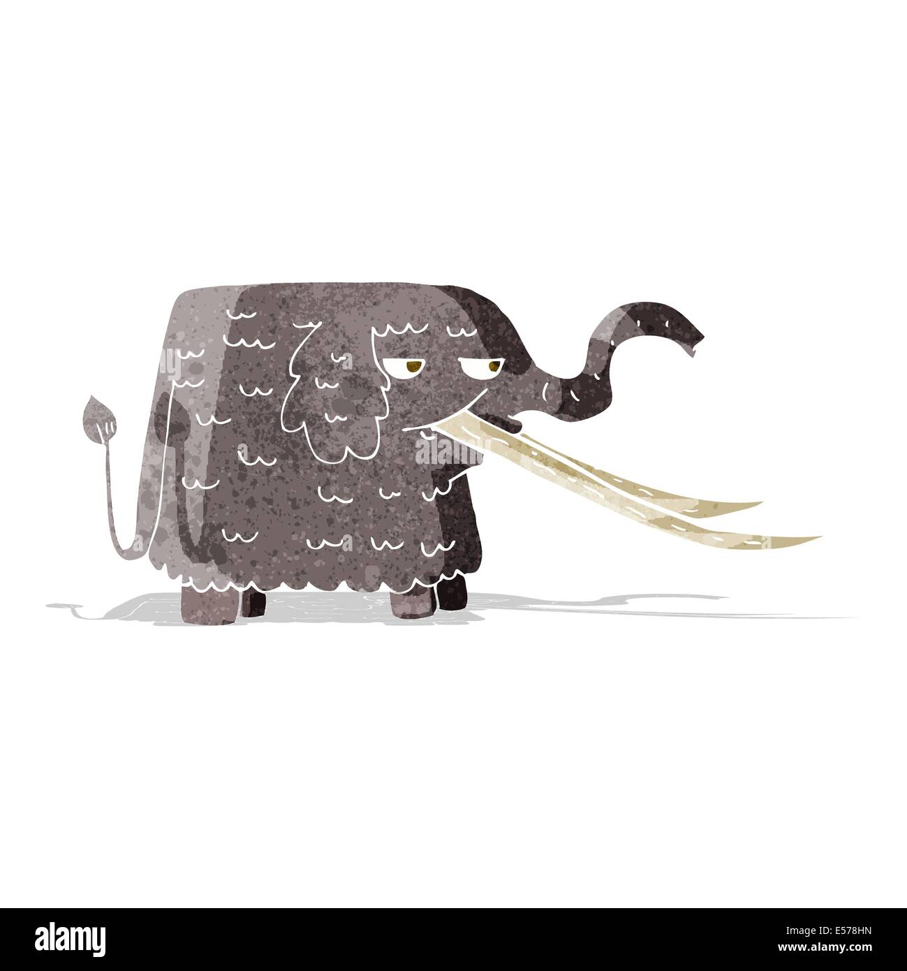 Cartoon woolly mammoth Stock-Vektorgrafiken kaufen - Alamy