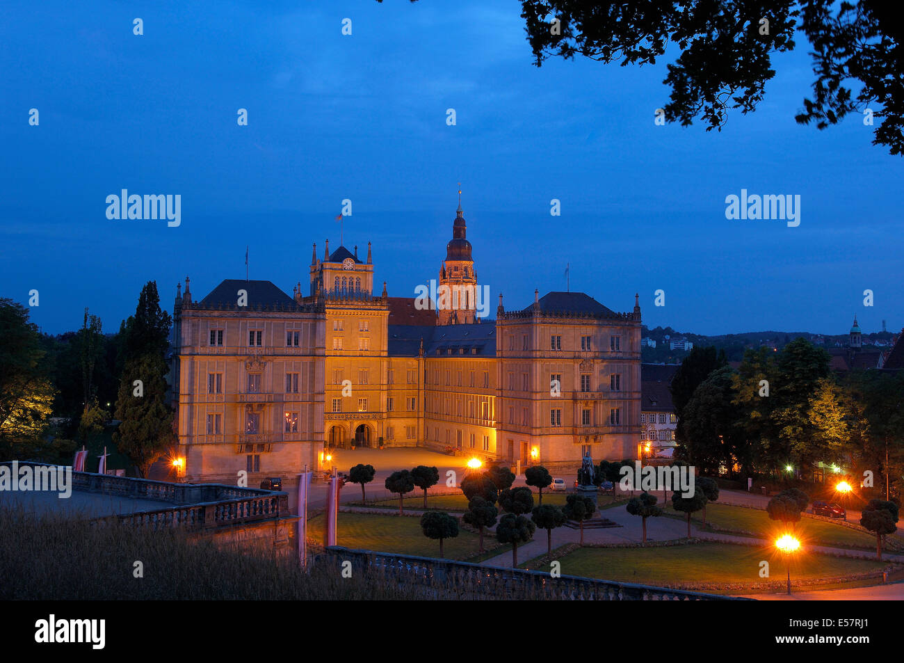 Coburg, Schloss Ehrenburg, Ehrenburg Schloss, Oberfranken, Franken ...