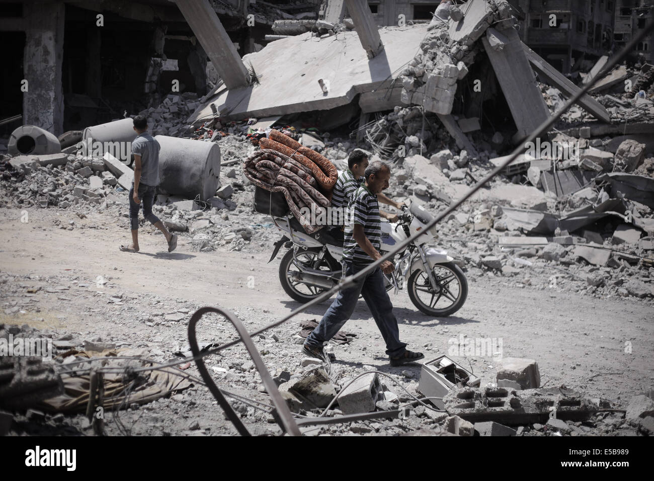 Gaza-Stadt, Palästinensische Autonomiegebiete. 26. Juli 2014 ...