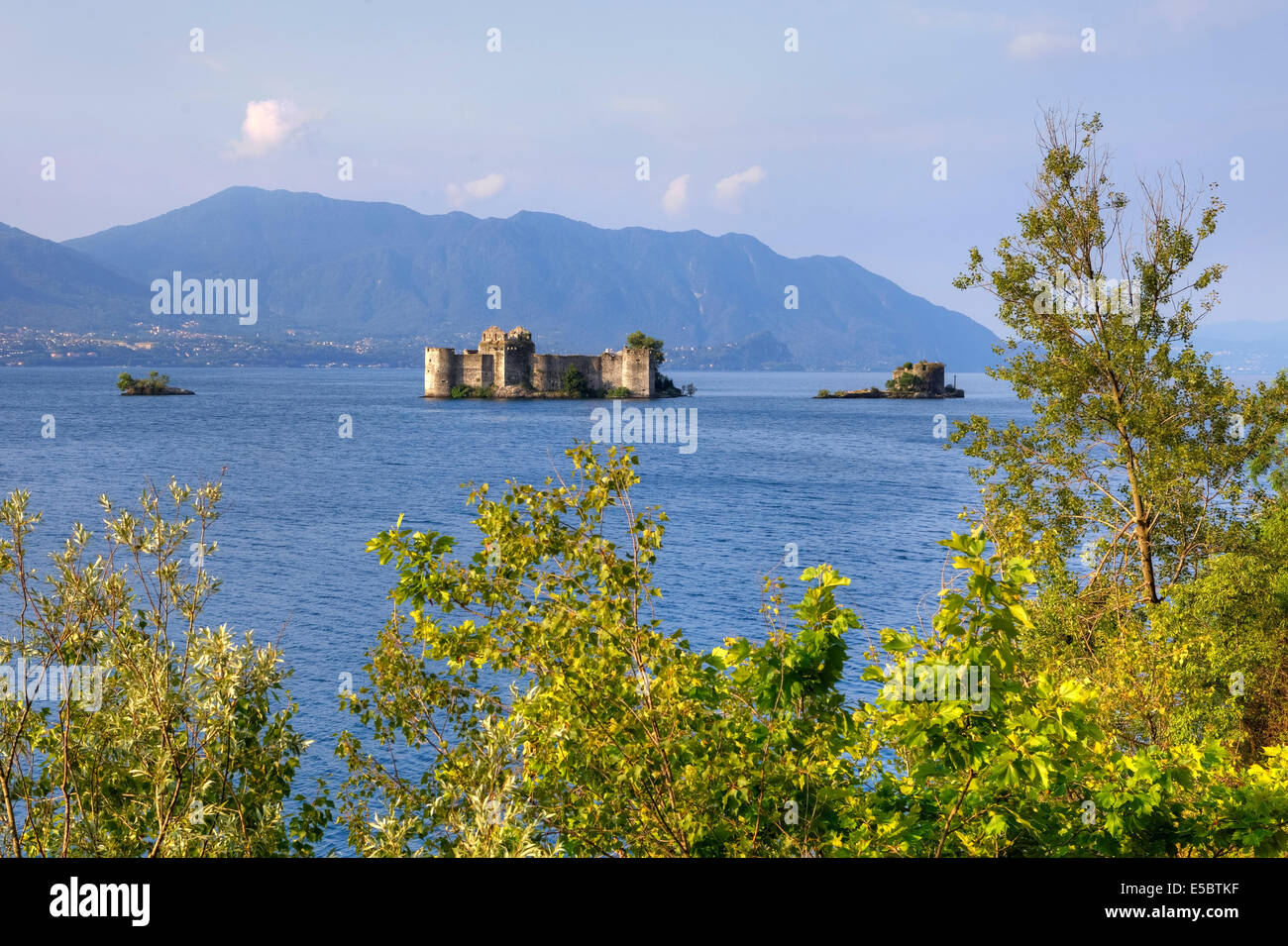 Castelli di Cannero, Cannero, Lago Maggiore, Piemont, Italien ...