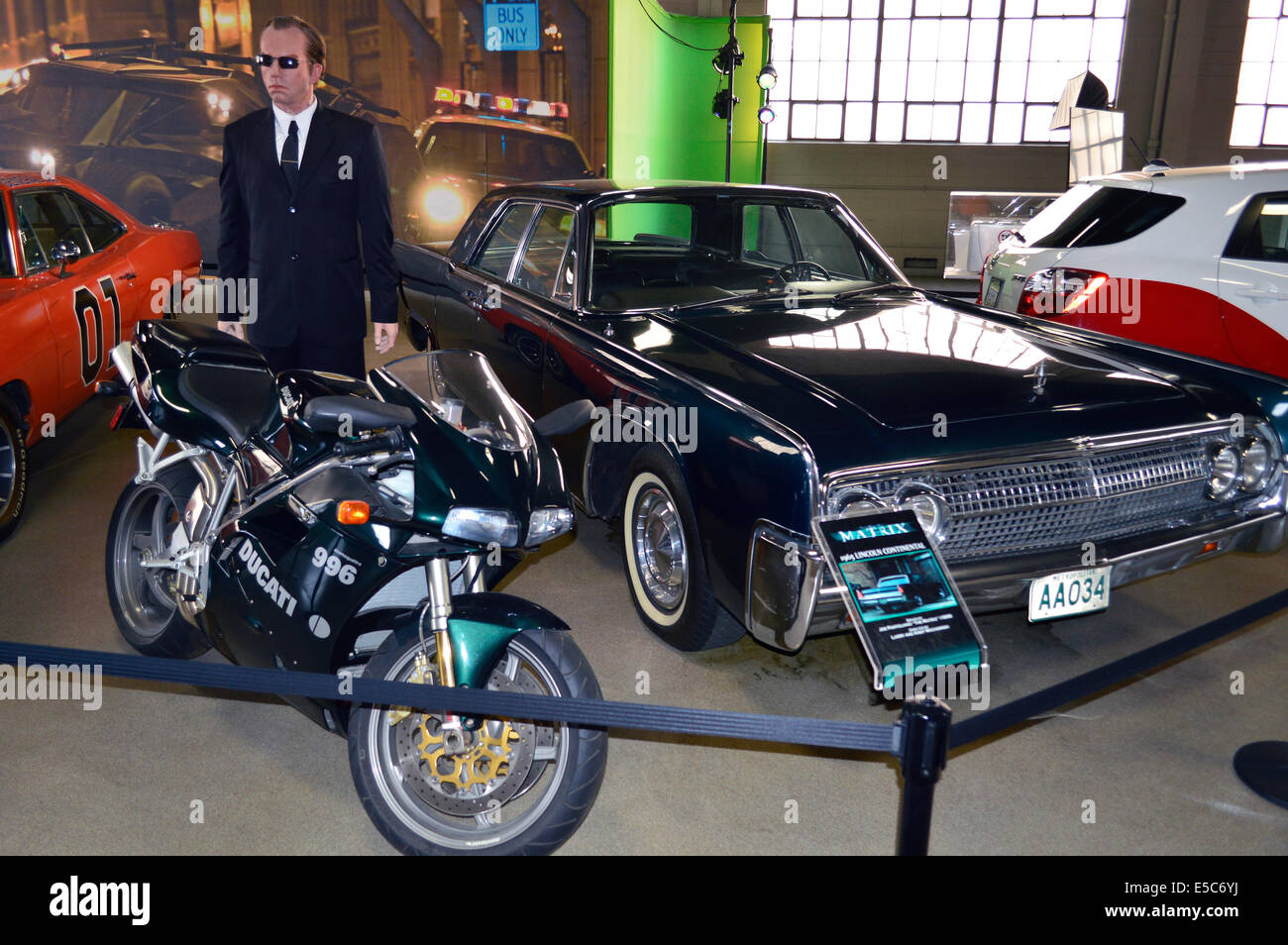 Auto aus der Matrix-Filmreihe im Warner Bros Studio in Burbank, Los ...