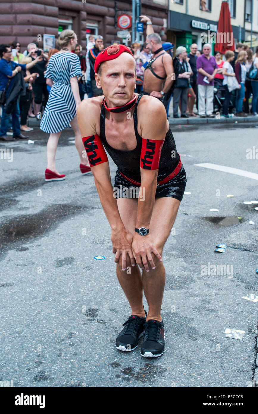 Stuttgart, Deutschland - 26. Juli 2014: Ein Teilnehmer des Christopher ...