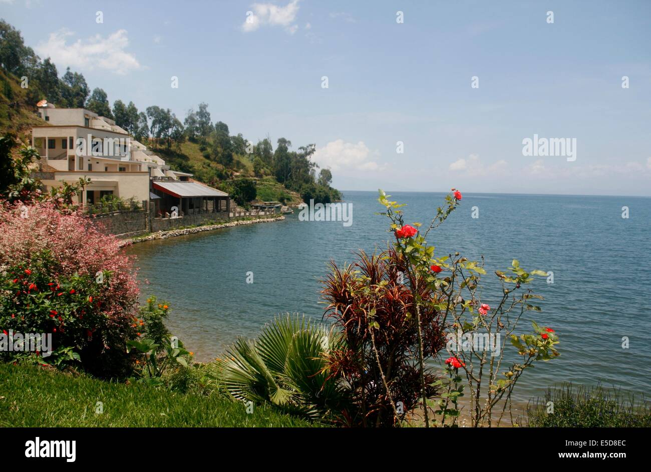 Kivu-See in Kibuye / Karongi, Westprovinz in Ruanda, Afrika ...