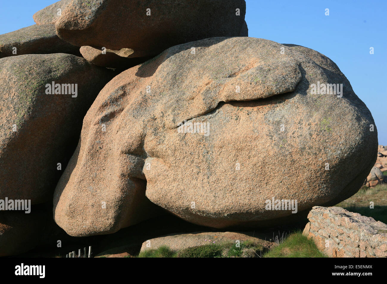 Frankreich, Bretagne, cotes d'Armour, cote de granit Rose, ploumanach ...