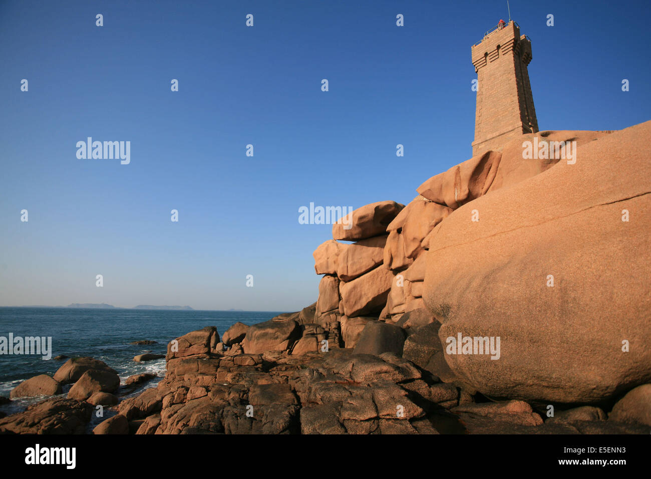 Frankreich, Bretagne, cotes d'Armour, cote de granit Rose, ploumanach ...