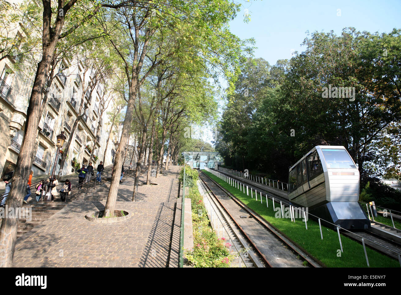Frankreich, paris 18e, butte montmartre, basilique du sacre coeur ...