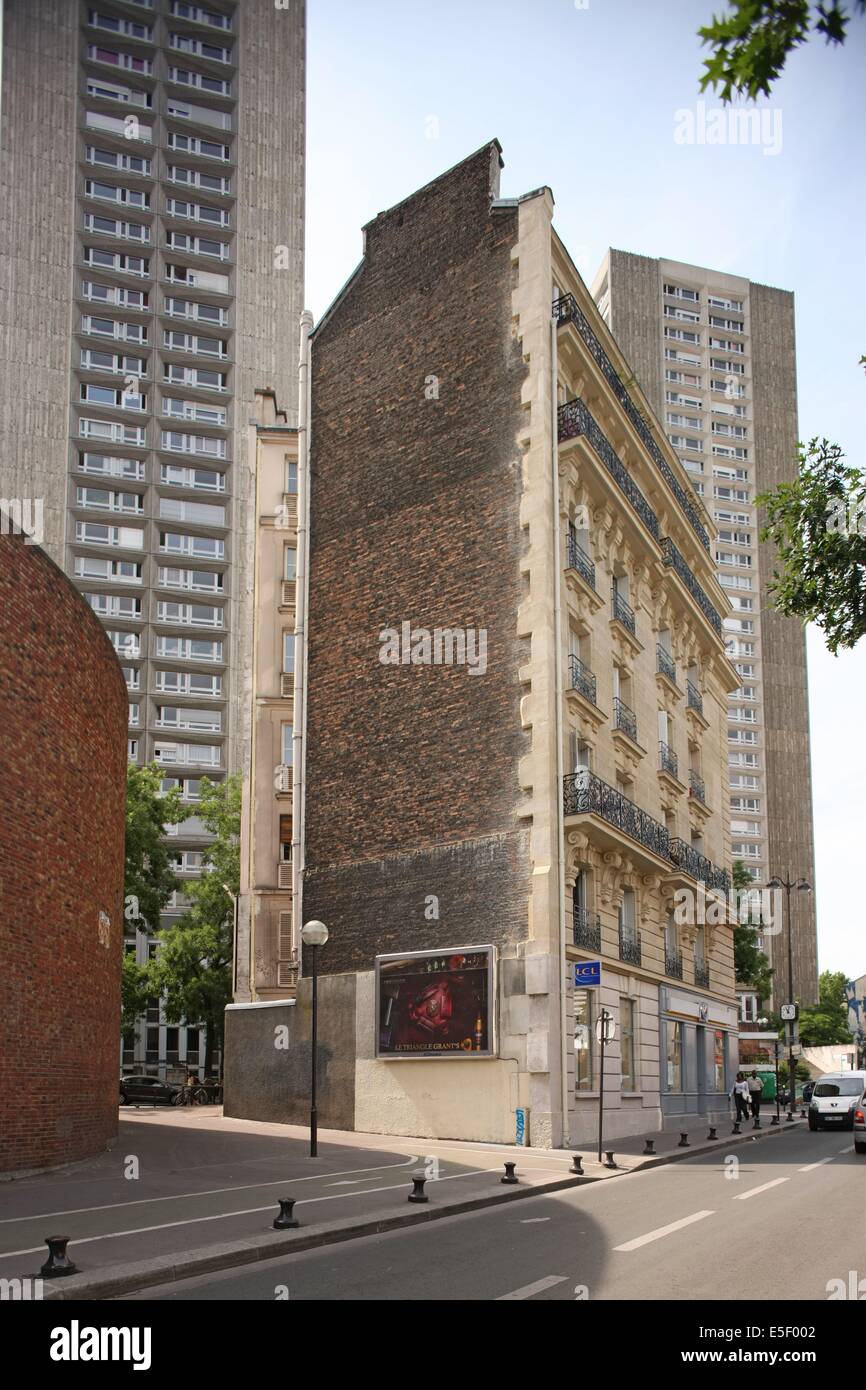 Frankreich, Ile de France, paris 13e, Rue de tolbiac, carrefour avec la ...