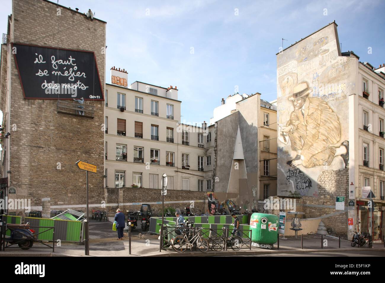 Frankreich, Ile de France, pariser 20e-Viertel, Belleville, Place ...