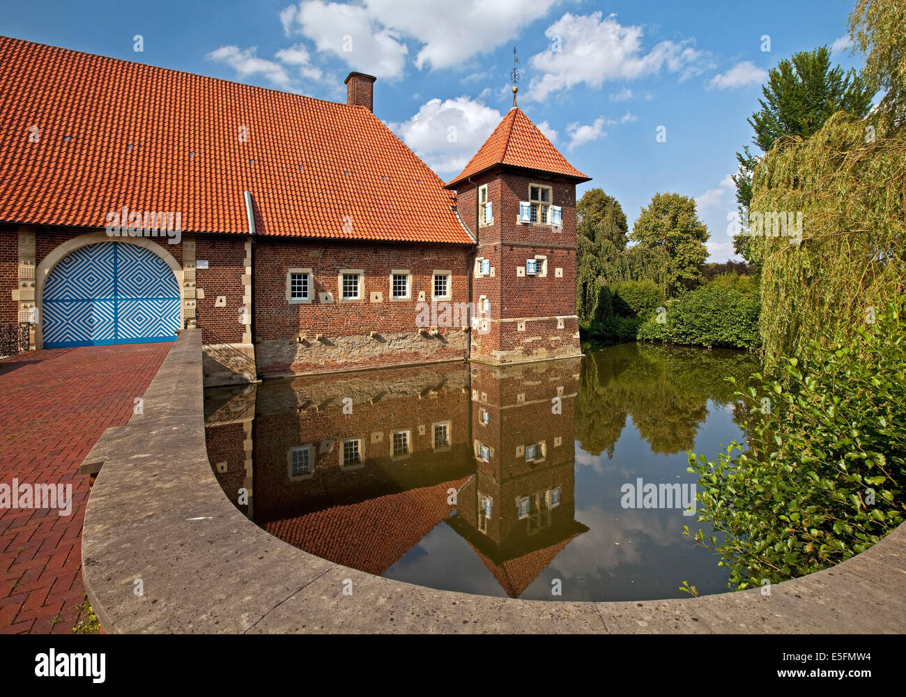 Haus Borg, sogar Burg, Drensteinfurt, Münsterland, Nordrhein-Westfalen ...